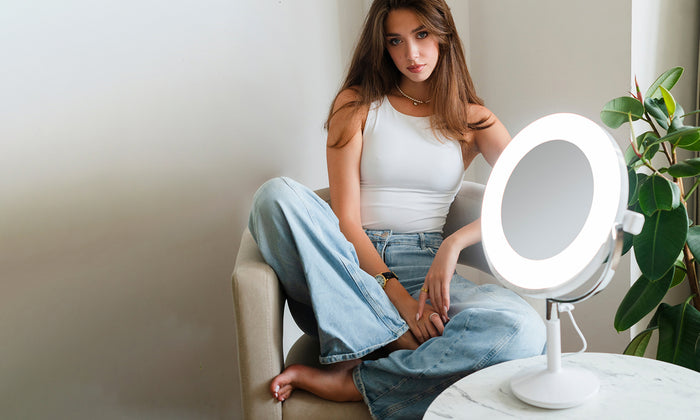 Ilios Lighting | All-in-One Ring Light and Makeup Mirrors