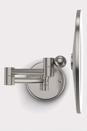 Ilios Lighting Cordless Rechargeable Wall Mirror with Articulating Arm