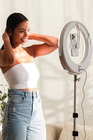 Top lighting industry Beauty Ring Mirrors | Ilios Ring Mirror