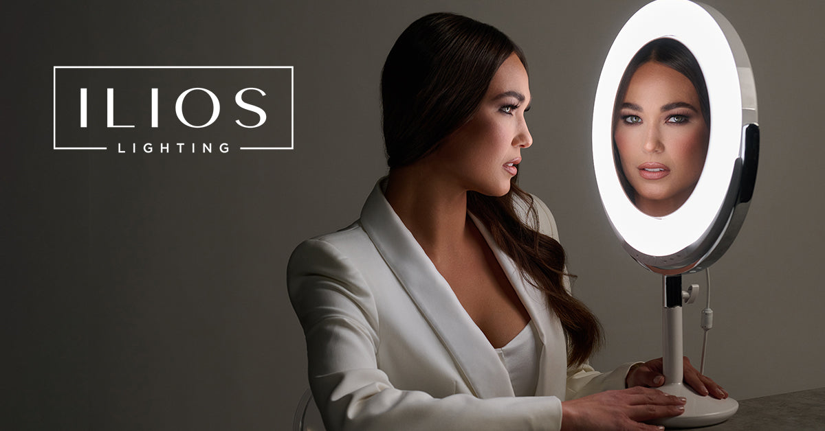 Ilios Lighting | All-in-One Ring Light and Makeup Mirrors