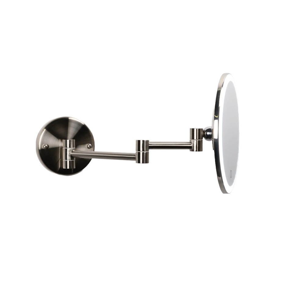 Ilios Lighting Cordless Rechargeable Wall Mirror with Articulating Arm